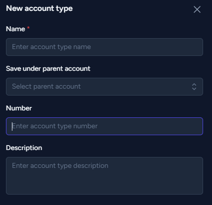 How to add account types?